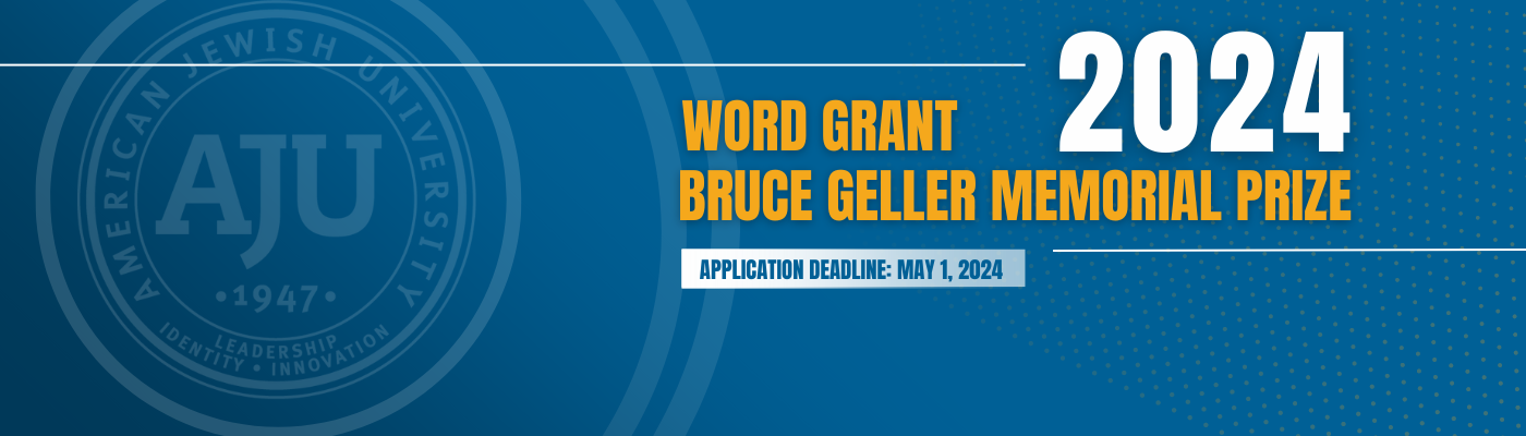 Word Grant 2024 | American Jewish University